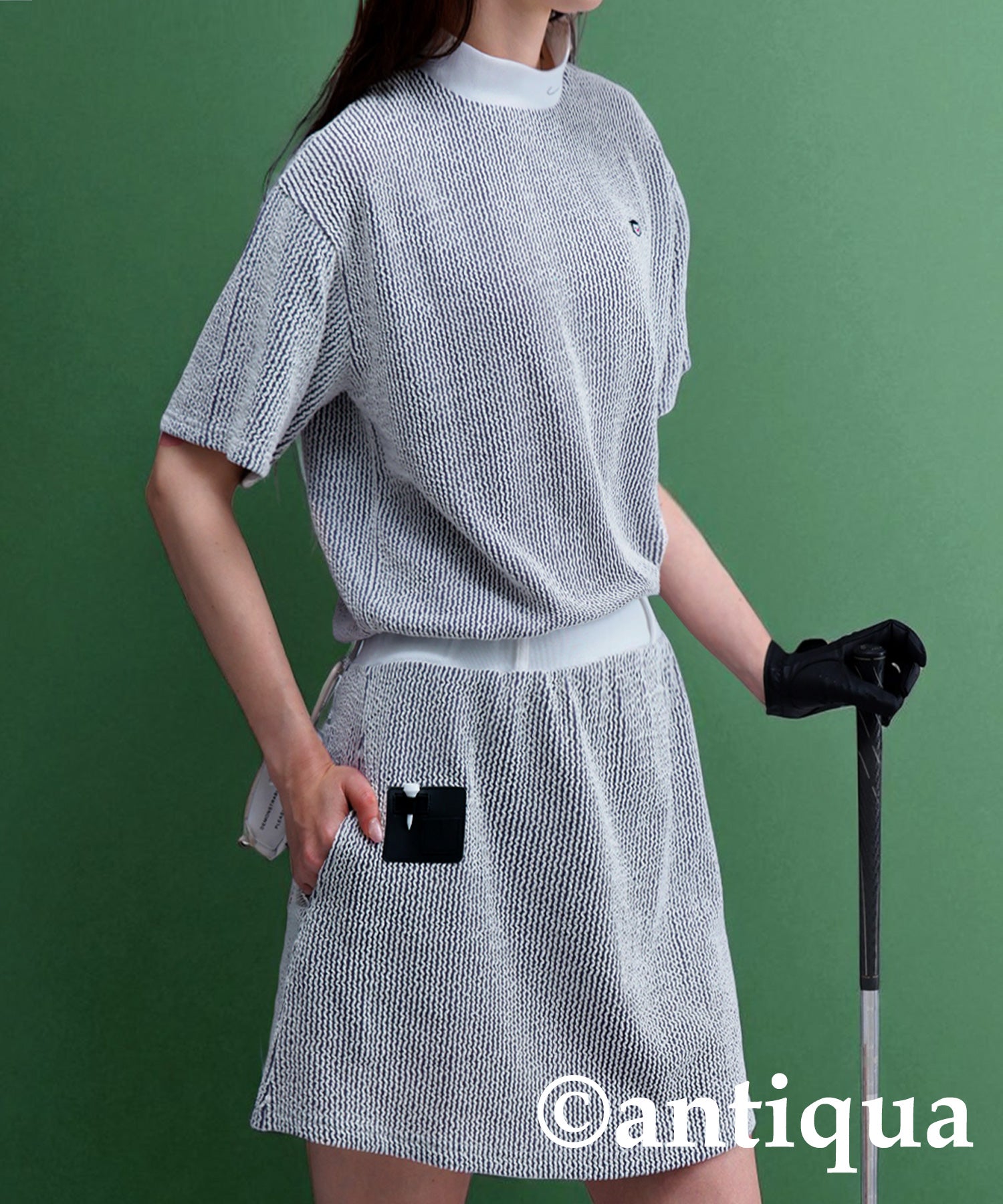 SAL-20001 Salu. Ladies Striped Skirt – antiqua.wa