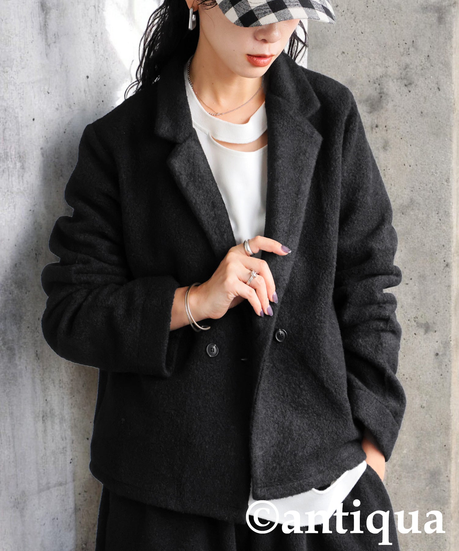 KYO Poodle Jacket Ladies | Japanese fashion brand ANTIQUA Official ...