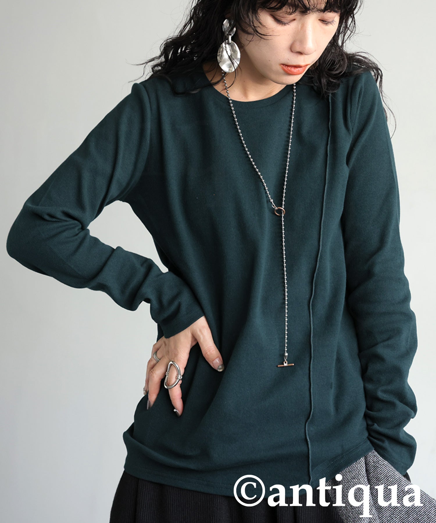 Mellow Design Tops Ladies | Japanese fashion brand ANTIQUA Official ...