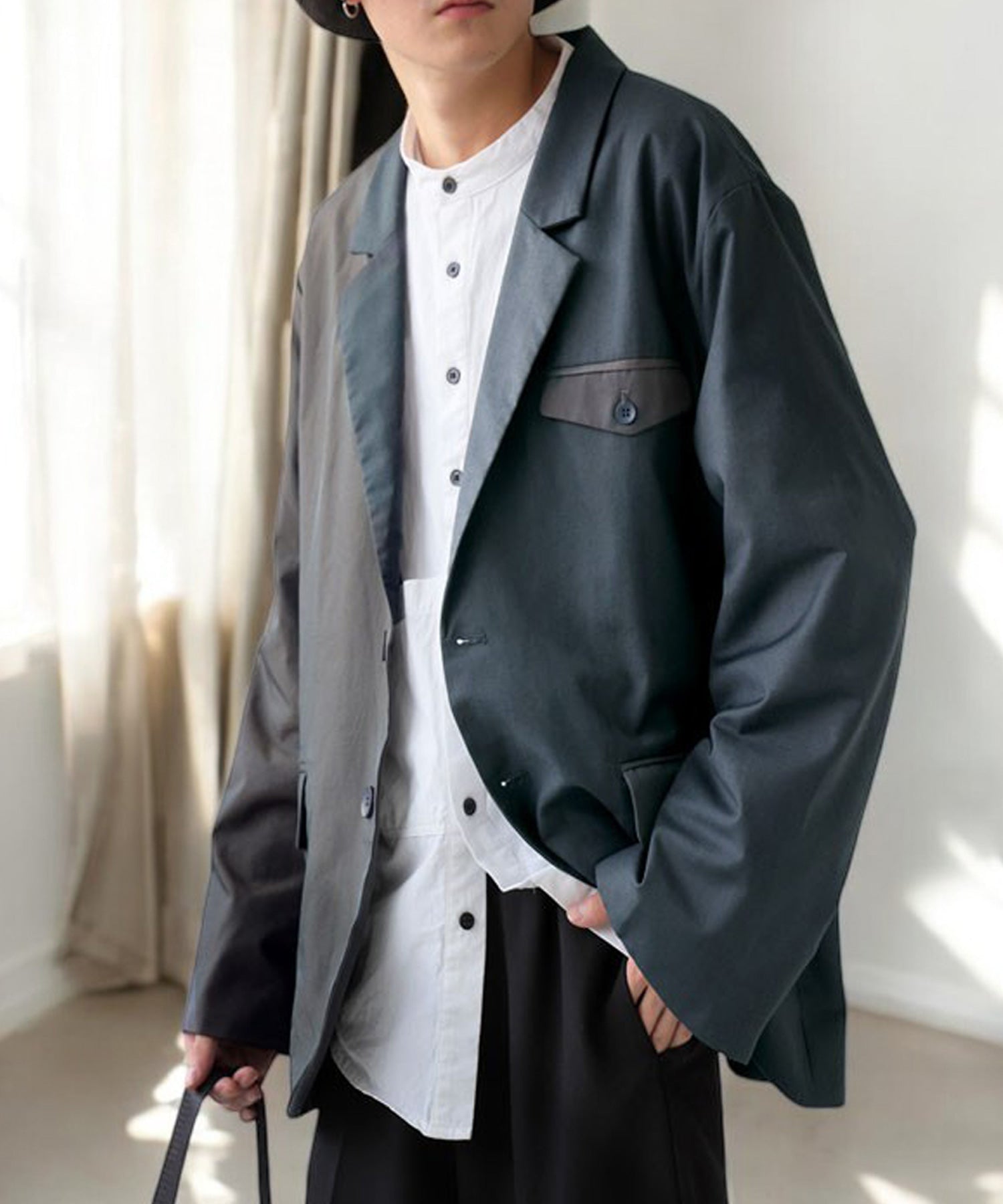 ZK-00170Z Chambray Stocking Jacket Men's – antiqua.wa