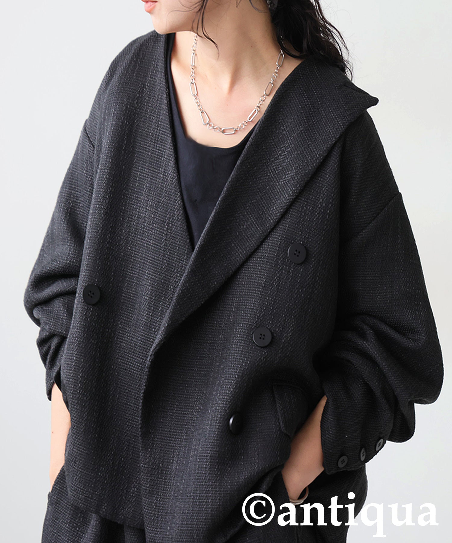 Tweed Jacket Ladies | Japanese fashion brand ANTIQUA Official - antiqua-wa
